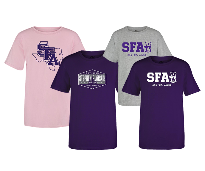 Women, Men Kids Apparels | SFA | Lumberjacks Merchandise – Kampus Books