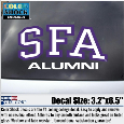 Shop SFA Alumni Car Decal in Nacogdoches – Kampus Books
