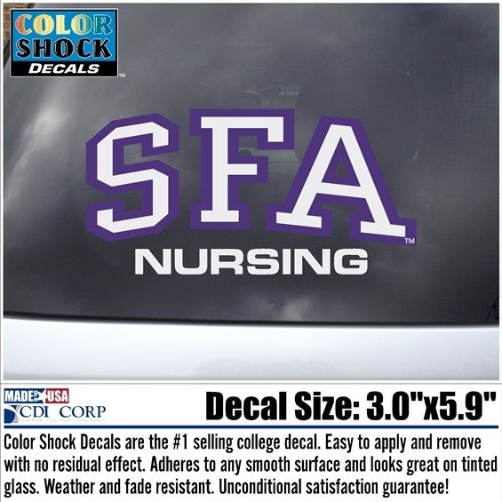 Shop SFA Nursing Decal in Nacogdoches – Kampus Books